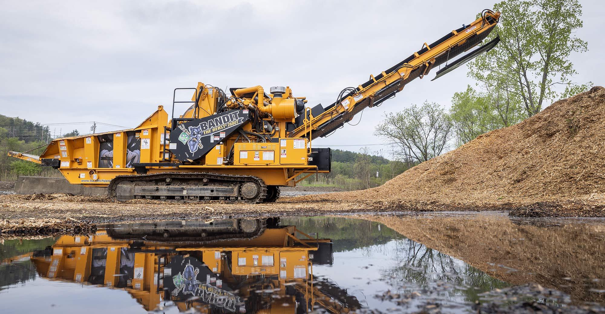 Wood Recycling, Grinding, Shredding - Advantage Tree Service NY